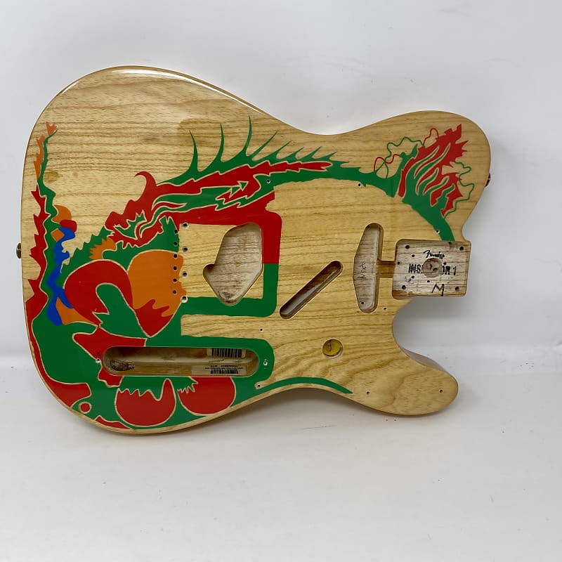 Fender Jimmy Page Dragon Telecaster ASH Guitar Body MINT | Reverb