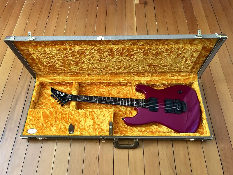 1988 Charvel 3A Electric Guitar Custom Pearlescent Pink One | Reverb