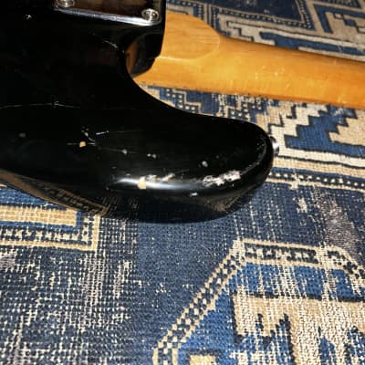 Univox Strat 1970s -Black | Reverb