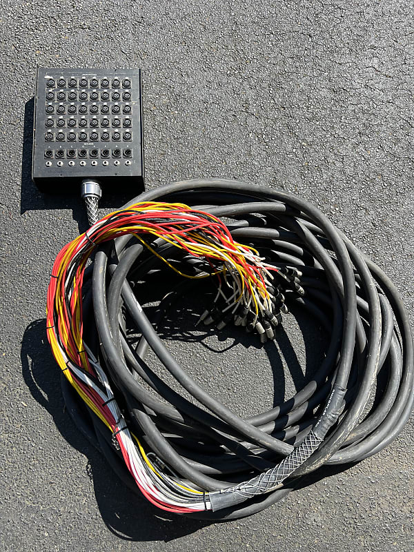 VTG Audio 40x8 150' Analog Snake 2000's - Black | Reverb