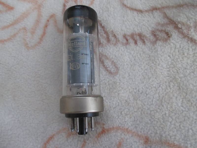 1 Excellent Mullard Metal Base EL34 / 6CA7 tube | Reverb UK
