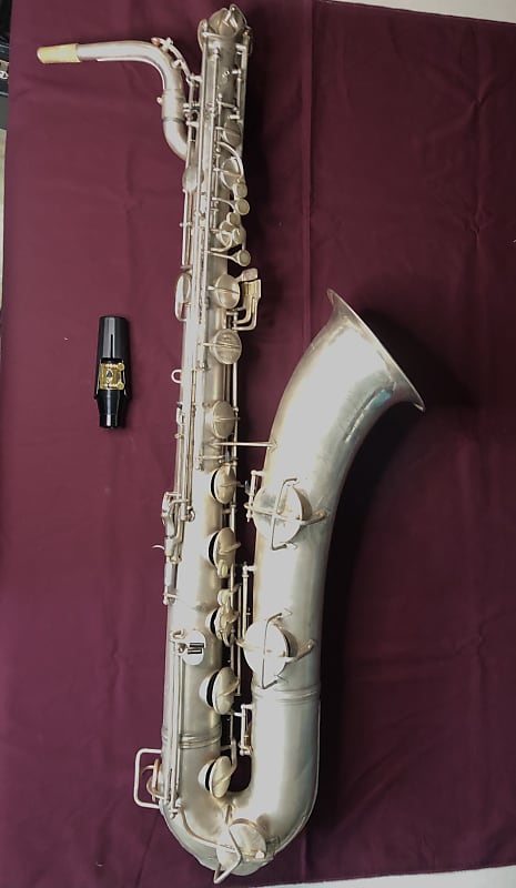 Conn 12M Silver Naked Lady Baritone Saxophone 🎷 FREE | Reverb