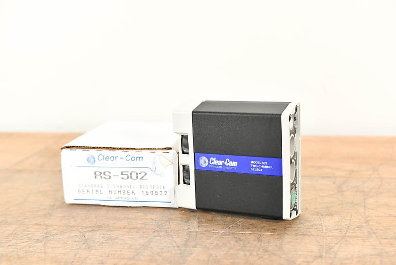 Clear-Com RS-502 Two-Channel Intercom Belt Pack CG006DS | Reverb UK
