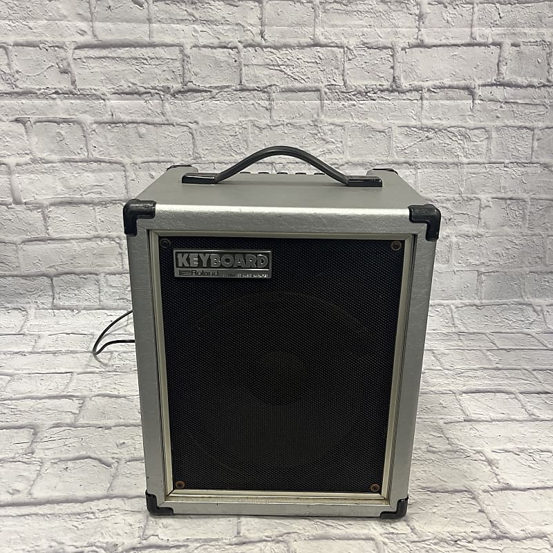 Roland Keyboard Cube 60 Amp Silver Tolex | Reverb