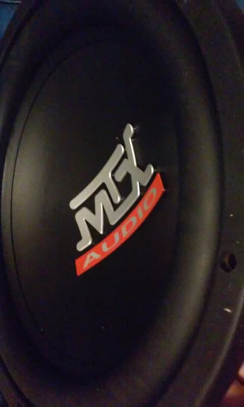 MTX 12" Subwoofer TNP212D-2 Thick Rubber Surround Molded | Reverb
