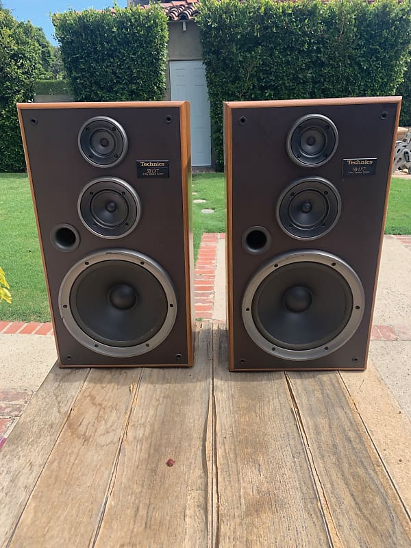 Vintage Technics SB-LX7 3-way Floor Standing Speakers, | Reverb