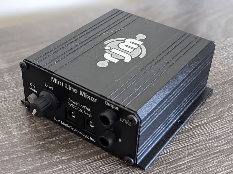RJM Mini Line Mixer Black | Reverb UK