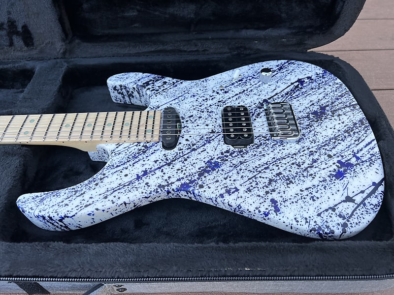 Warmoth Soloist / Dinky Charvel Jackson style 2020 Splatter | Reverb