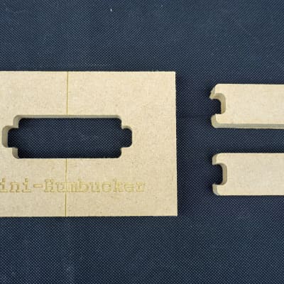 Mini Humbucker Pickup Guitar Template ~ CNC 1/2" MDF ~ Guitar | Reverb