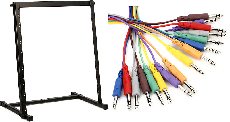 On-Stage Stands RS7030 Table Top Rack Stand Bundle with Hosa | Reverb