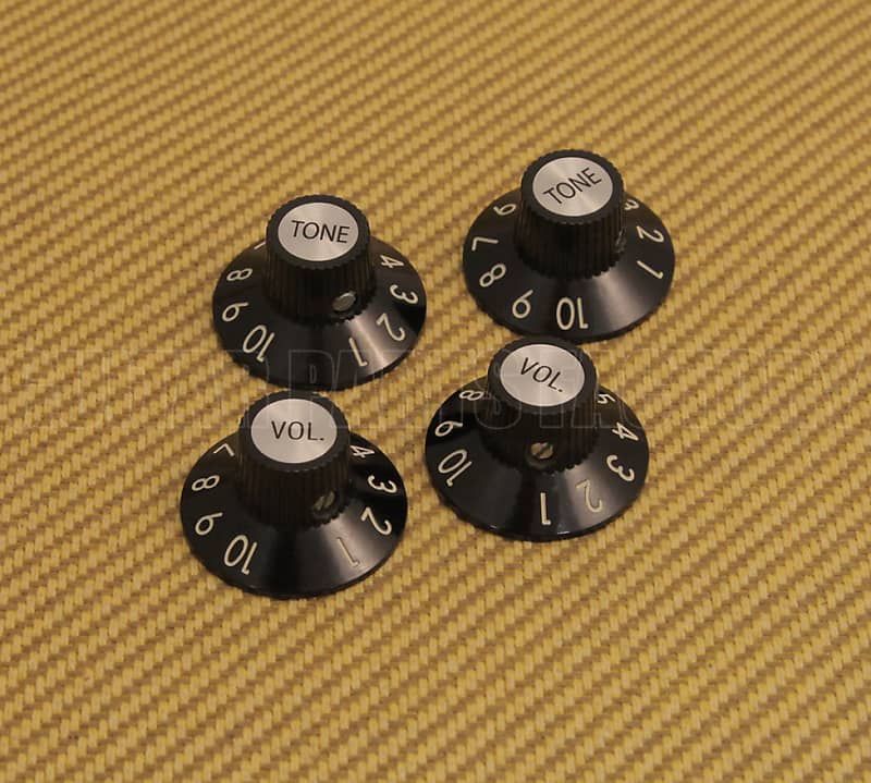 005-4521-049 '72 Telecaster Guitar Custom 1-10 Skirted Knobs | Reverb