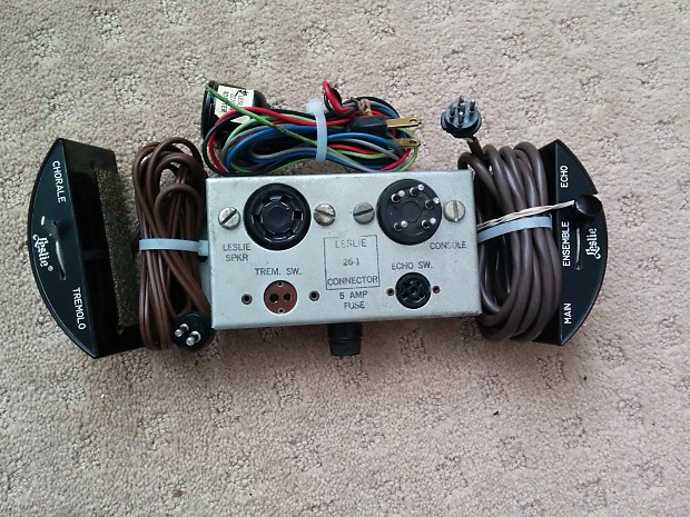 Leslie Speaker Kit - Half Moon Switches + 26-1 Connector Box | Reverb
