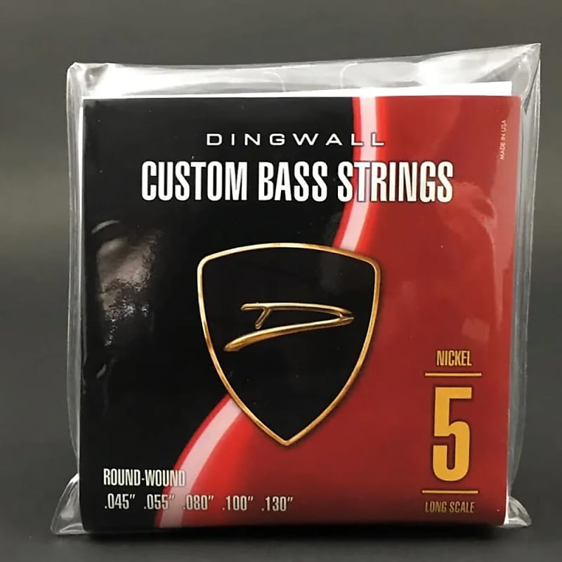 Dingwall Long-Scale 5-String Bass Strings, Round-Wound | Reverb