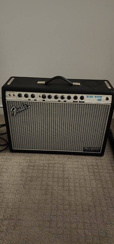 Fender Rivera Deluxe Reverb Stage II Modded - Black | Reverb