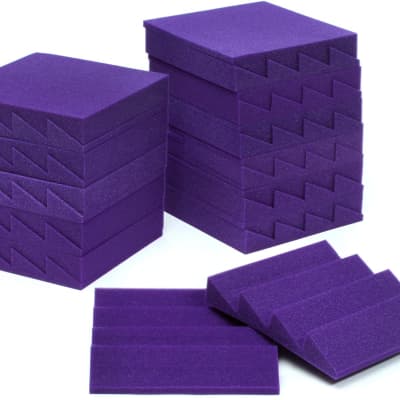 Auralex 2 inch Studiofoam Wedges 2x2 foot Acoustic Panel | Reverb