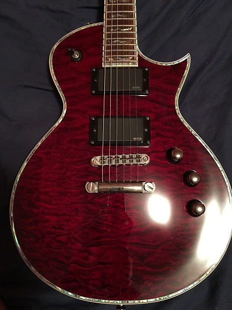 ESP/Ltd EC-1000 Deluxe Dark Cherry Red | Reverb
