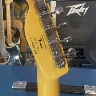 Squier Custom Waylon Jennings Leather Wrap Telecaster 2013 - | Reverb