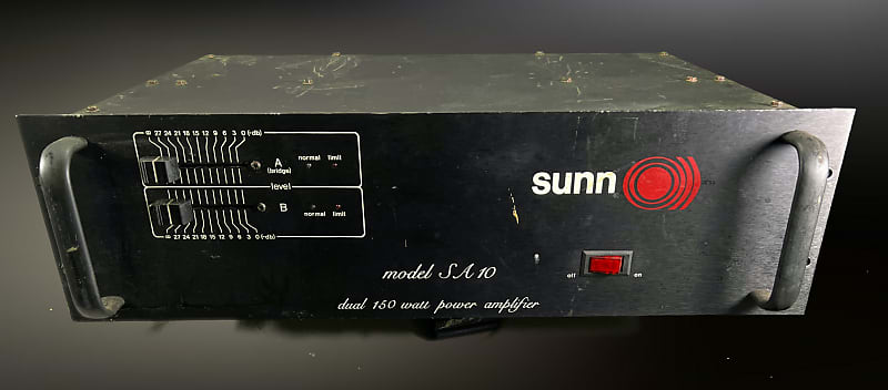 Sunn Model SA-10 Stereo Power Amplifier | Reverb