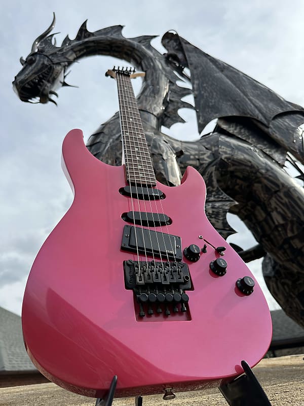 Kramer F6000 1987 - Pink Pearl ESP F-6000 | Reverb
