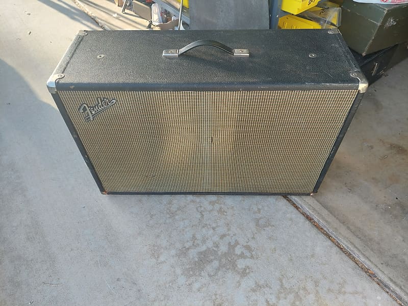 Fender Bassman 2x12"Cabinet 1960s Black | Reverb Canada