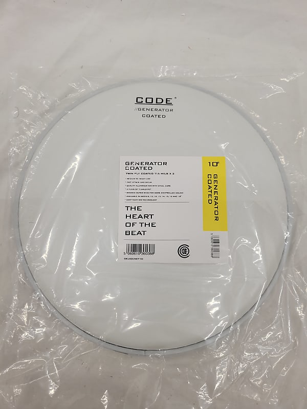 Code 10" Generator Coated 2-Ply Drum Head | Reverb