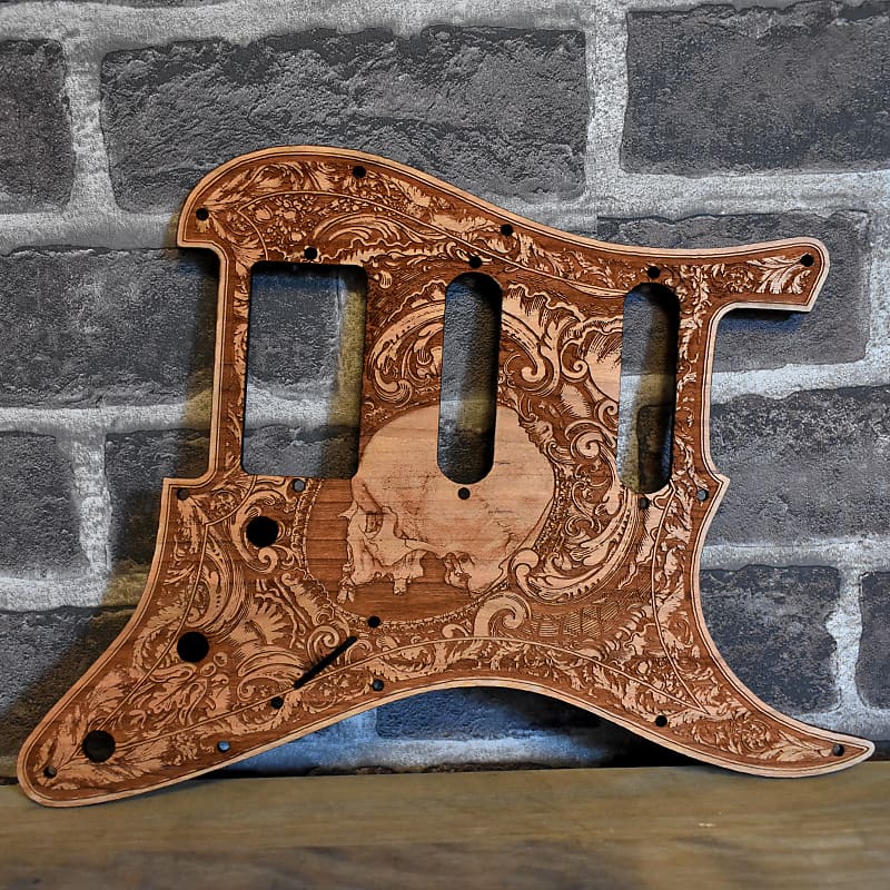 Wood Pickguard Y-Pacifica EG 112V HSS Style Guitar, Electric | Reverb