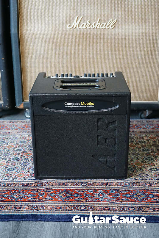AER Compact Mobile2 Acoustic Mobile Amplifier Used | Reverb