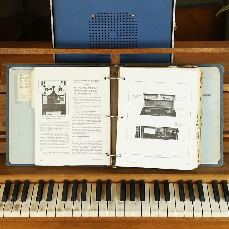 1960s Ampex Operation and Maintenance Manual for ATR-100 | Reverb