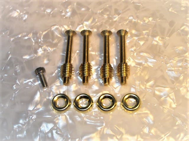 Guitar Gold Neck Brass Insert 1-1/2" Kit for Repair/Upgrade | Reverb