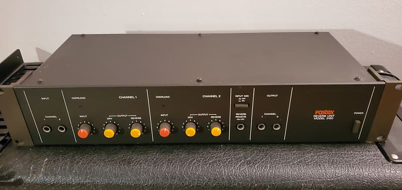 Fostex 3180 Stereo Spring Reverb | Reverb