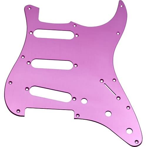 Pink Pickguard - Strat® style, 11 hole, Anodized | Reverb Canada