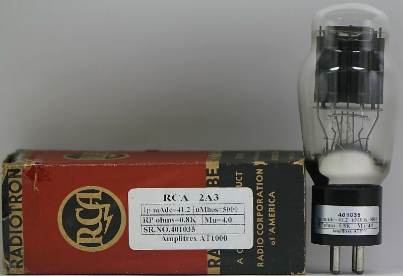 JAN CRC-2A3 VT95 RCA NOS NIB Dual D Getter Made in U.S.A | Reverb