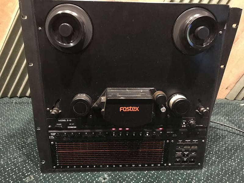 Vintage 1980s Fostex MIJ Model E16 1/2" 16-Track Reel to Reel | Reverb