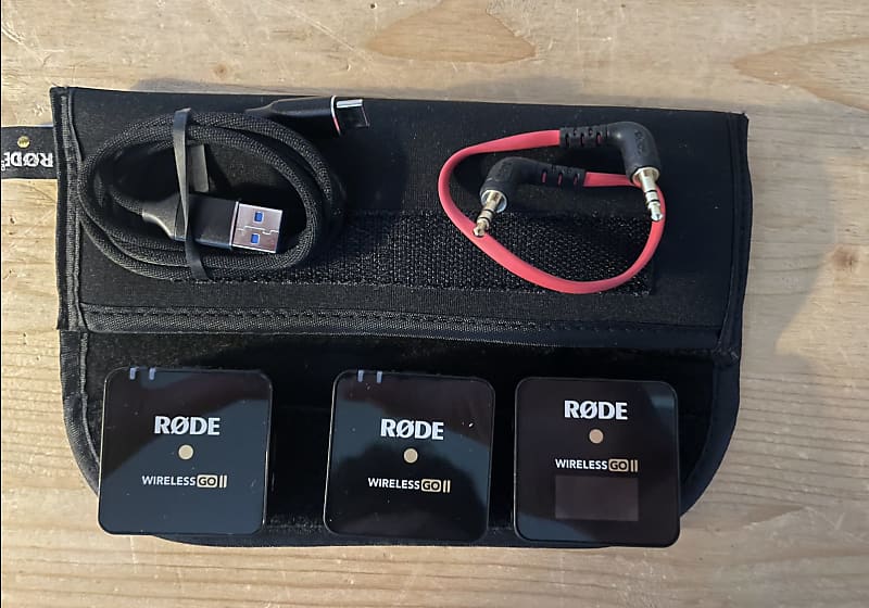 RODE Wireless GO II Dual Compact Microphone (Black) | Reverb Canada