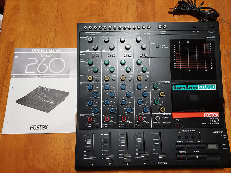 Fostex 4 track, Model 260. 1985 | Reverb