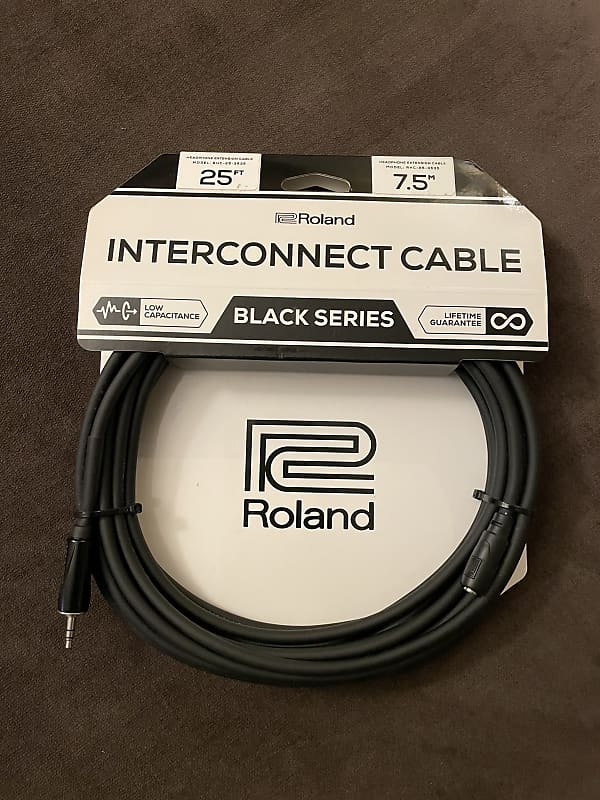Roland Interconnect Cable RHC-25-3535 2021 Black | Reverb