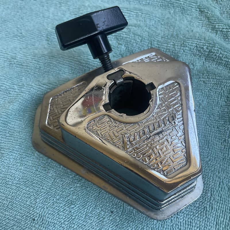 Ludwig Modular 80s - Chrome Bass Drum Center Mount Receiver | Reverb