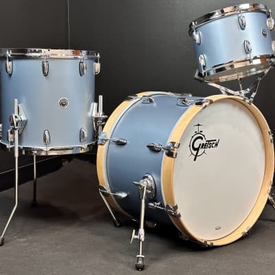 Gretsch 20/12/14" Brooklyn Drum Set - Satin Ice Blue Metallic | Reverb
