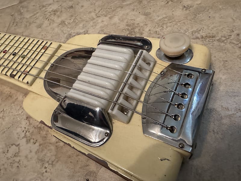 Teisco Lap Steel 50s? Model A - White | Reverb