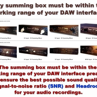 16 Channel Input Analog Summing Mixer for DAW - Synth - Drum | Reverb