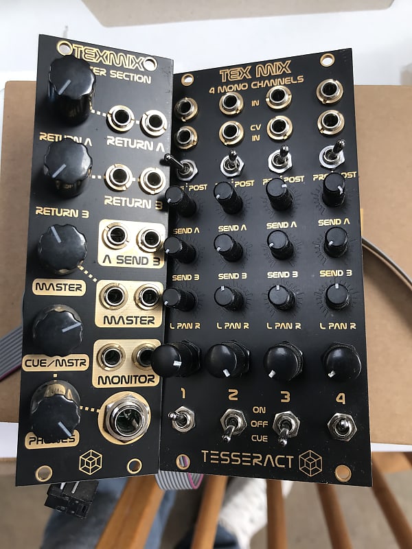 Tesseract Modular Tex mix/master section - Black | Reverb