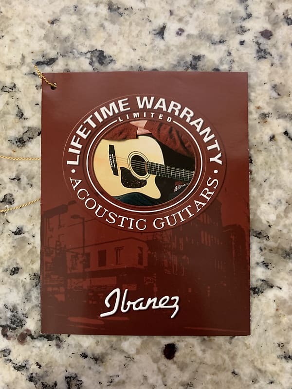 Ibanez Acoustic Hang Tag 2001 | Reverb