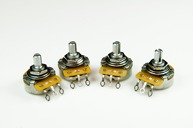 CTS 500K Split Shaft Pots - Matched Quad | Reverb