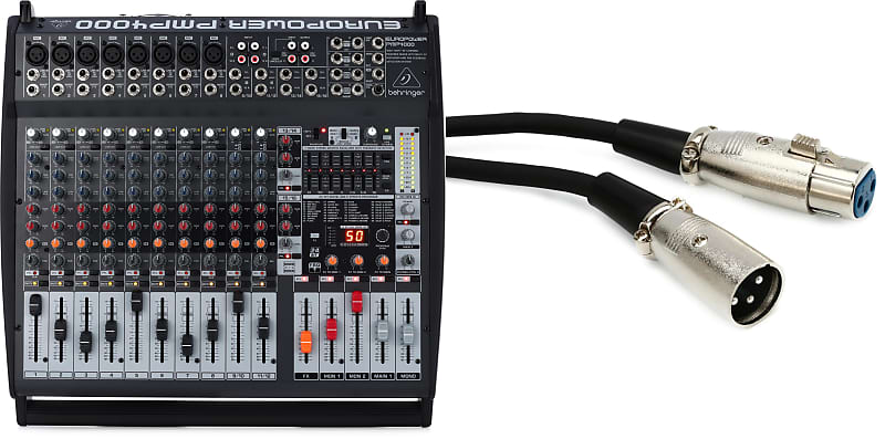 Behringer Europower PMP4000 16-channel 1600W Powered Mixer | Reverb