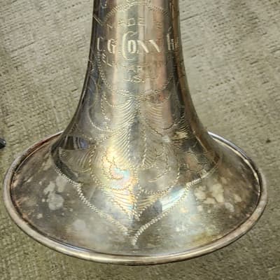 C.G. Conn Trumpet 1923 - Silver | Reverb