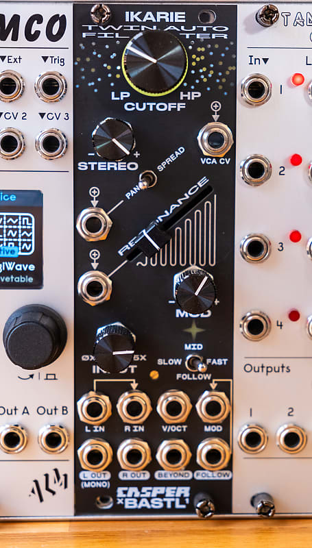 Bastl Instruments/Casper IKARIE Eurorack Dual/Stereo Filter | Reverb