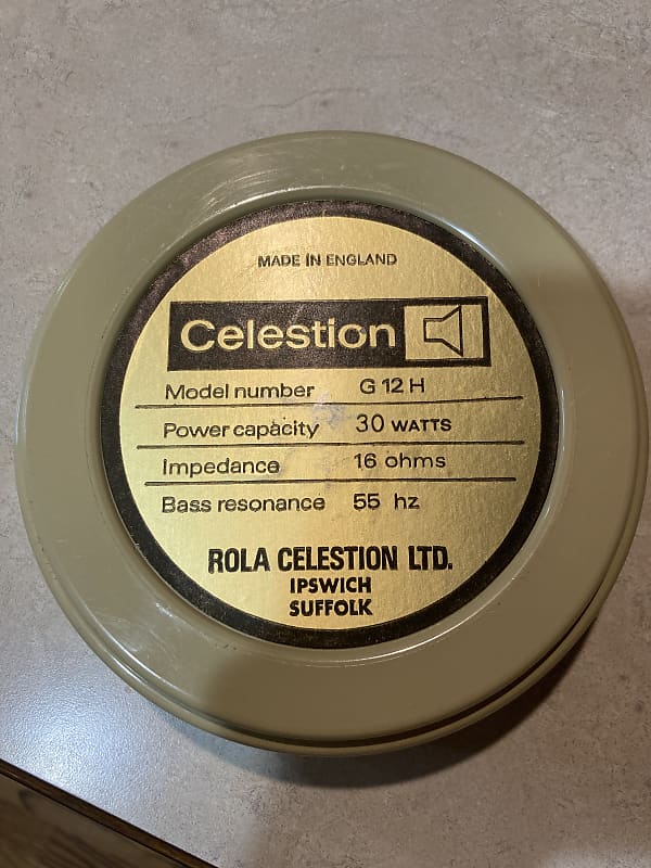 Celestion G12 H Creamback CAP | Reverb