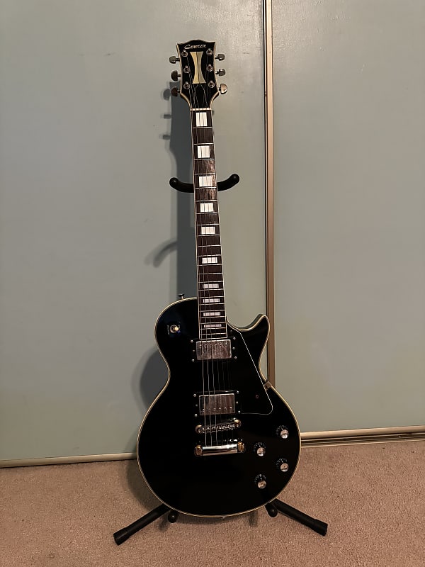 Cortez 1970’s Lawsuit Era Les Paul Copy - Black | Reverb
