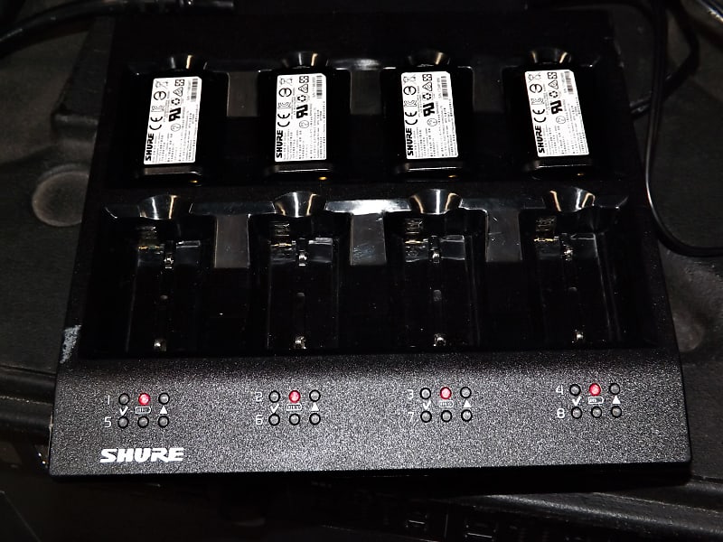 Shure SBC800 Battery charger with power supply and 4) SB900A | Reverb