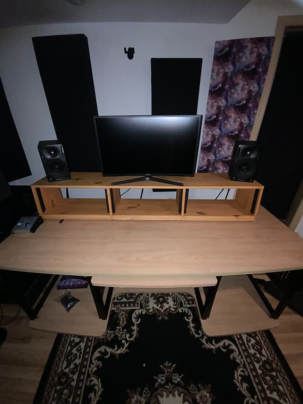 Sanctus Sound 4U Slanted Desktop Studio Rack Triple-Bay in | Reverb